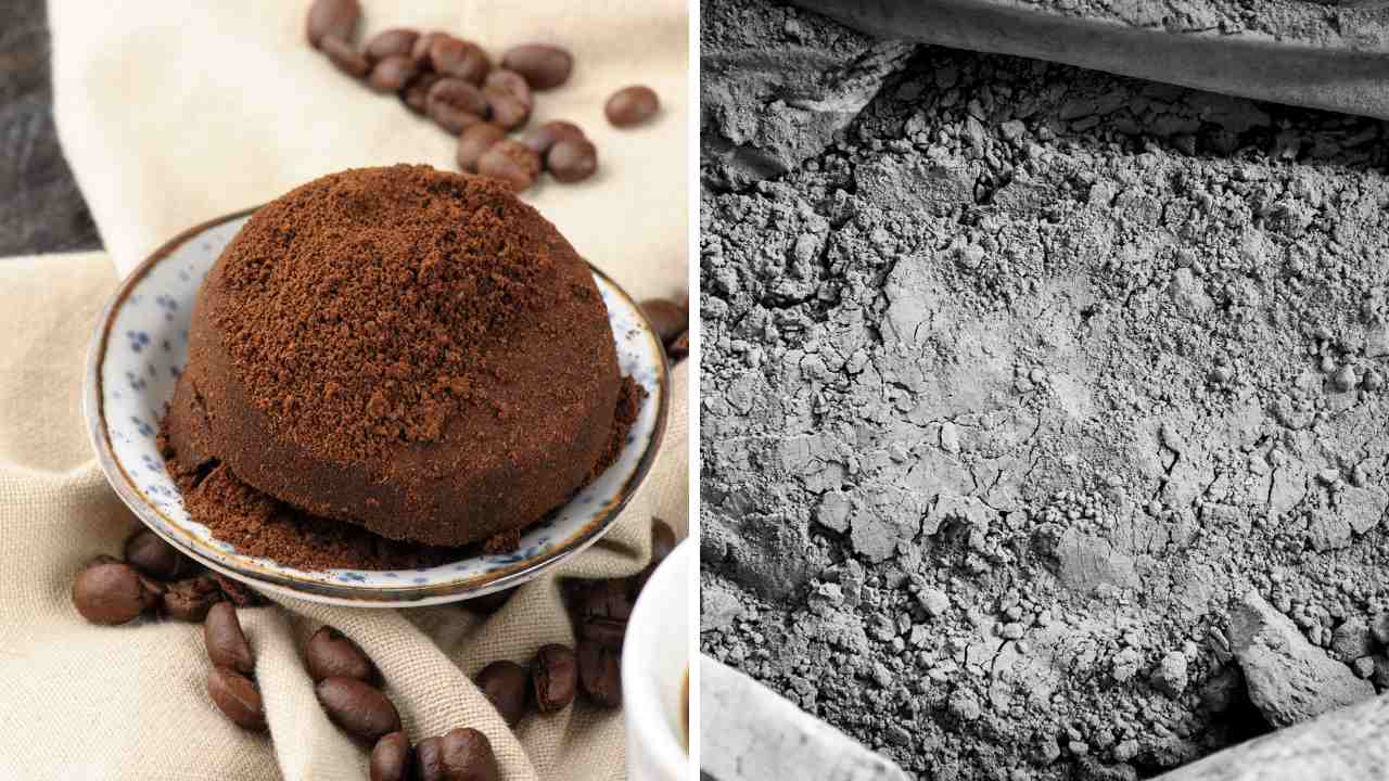 Fondi di caffè e cemento: quest'ultimo più resistente del 30%